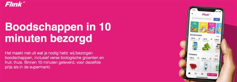Flink Supermarkt Boodschappen Bezorgen 10 Minuten [info + review]